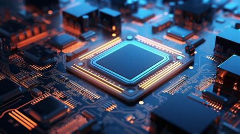 Premium Ai Image Illustration Of Electronic Cpu Motherboard Chip Technology Sensitive