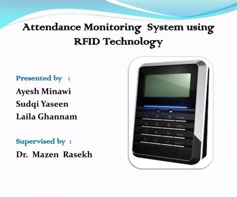 Ppt Attendance Monitoring System Using Rfid Technology Powerpoint Presentation Id