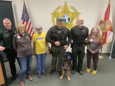 Lcso K 9 Unit Receives Cool Donation From Ladies Of Madta Local