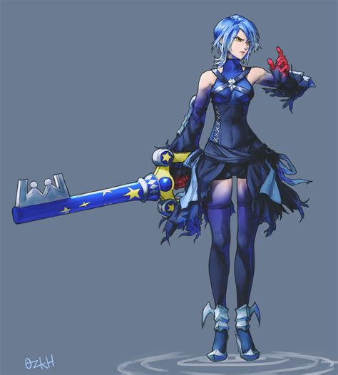 Aqua And Anti Aqua Kingdom Hearts And 1 More Drawn By Ozkh Danbooru