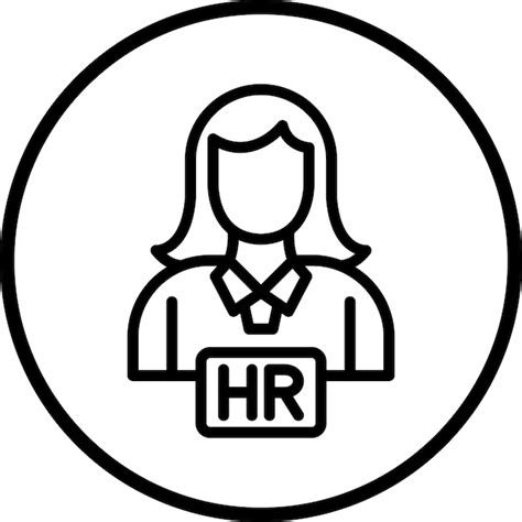 Premium Vector Hiring Manager Female Icon Style