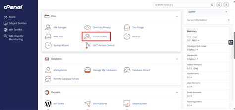 How To Setup FTP Account In CPanel IPSERVERONE