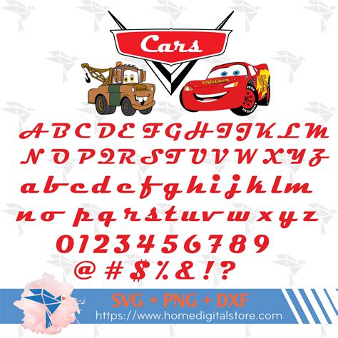 Cars Disney Font At Victor Fox Blog