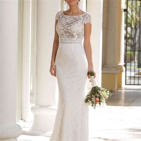 35 Illusion Wedding Dresses For Daring Brides