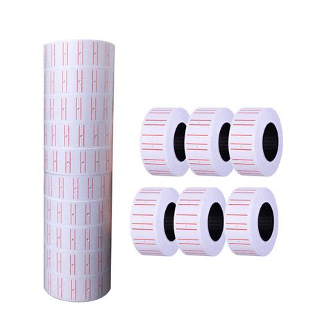 Lhwen Sticker Paper White Supermarket Marking Paper Commodity Label