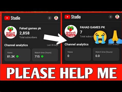PLEASE HELP 🙏🙏😭😭😭 MY CHANNEL TERMINATE . DISABLED FROM YOUTUBE | FAHAD GAMES PK - YouTube