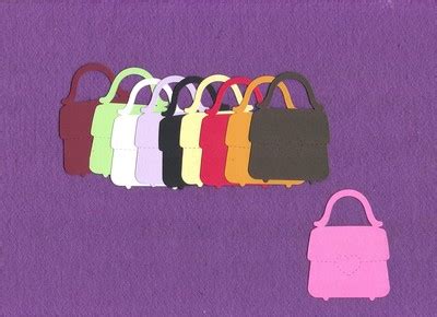 Handbag Purse Die Cuts Scrapbook Cards Ebay
