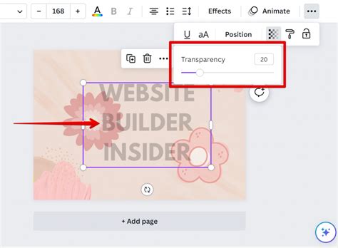 Can You Make Text See Through In Canva WebsiteBuilderInsider