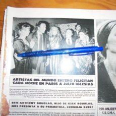 recorte prensa : ursula andress felicita a juli - Compra venta en ...