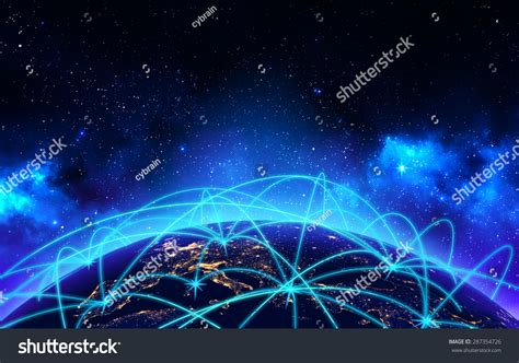 Global Network Connection Business Communication Concept Stock Illustration 287354726 Shutterstock