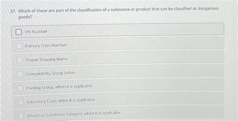 Solved Which of these are part of the classification of a | Chegg.com
