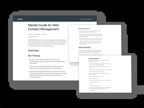 Analyst Report 2024 Gartner® Market Guide For Web Content Management