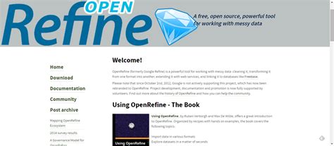 OpenRefine Visual Communication Data Digital