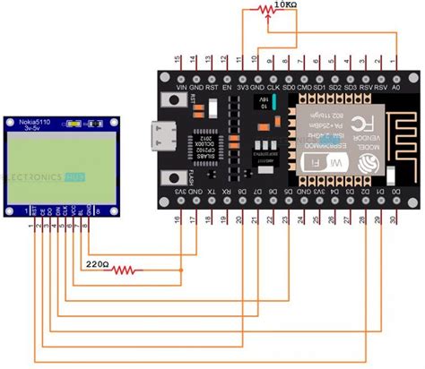 Connecting Nokia 5110 Lcd Display With Esp8266 Nodemcu Artofit