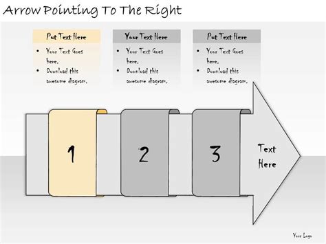 1113 Business Ppt Diagram Arrow Pointing To The Right Powerpoint Template PowerPoint