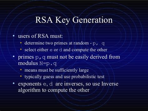 Rsa Algorithm Public Key Cryptography