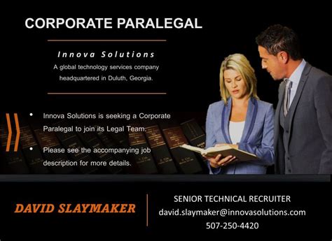 david slaymaker on linkedin paralegaljobs innovasolutions