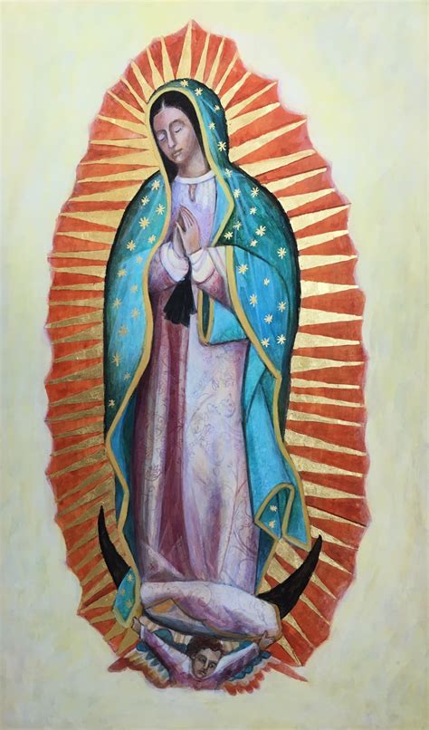 Our Lady Of Guadalupe Icon By Christine Hales American Association Of