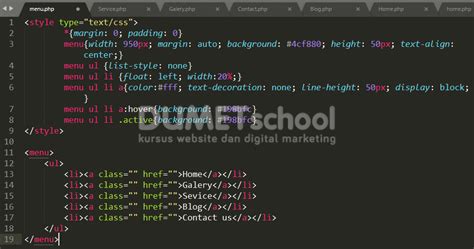 Cara Membuat Halaman Dinamis Dan Menu Active Menggunakan Codeigniter
