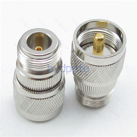 N Female Jack To UHF Male Plug Straight RF Connector Adapter Bydpete BYDB UHF BYDB UHF