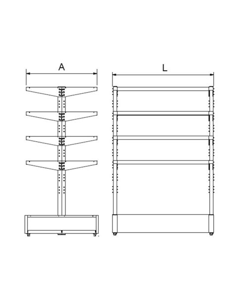 Standard Double Rack INOX RVS FOR FOOD INDUSTRY