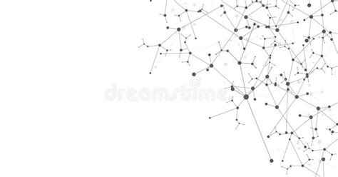 Molecular Structure On White Background Stock Vector Illustration Of Engineering Information