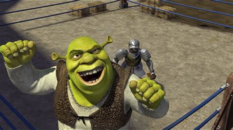 Shrek Knights Fight Scene Hd Shrek 2001 Dreamworks Youtube