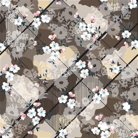 Flower Patchwork Pattern On Textures Background Stock Vector Illustration Of Camouflage Décor Flower Patchwork Pattern On Textures Background Stock Vector Illustration Of Camouflage Décor