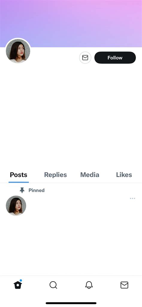 Blank Twitter Profile Template