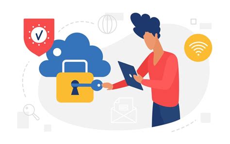 Authorization In Profile Royalty Free Vector Image