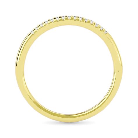 Diamond 120 Ct Tw Round Cut Wedding Band In 10k Yellow Gold