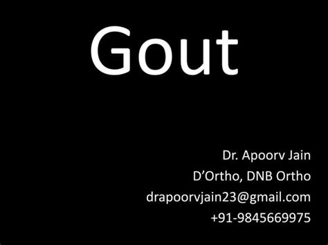 Gout Pptx