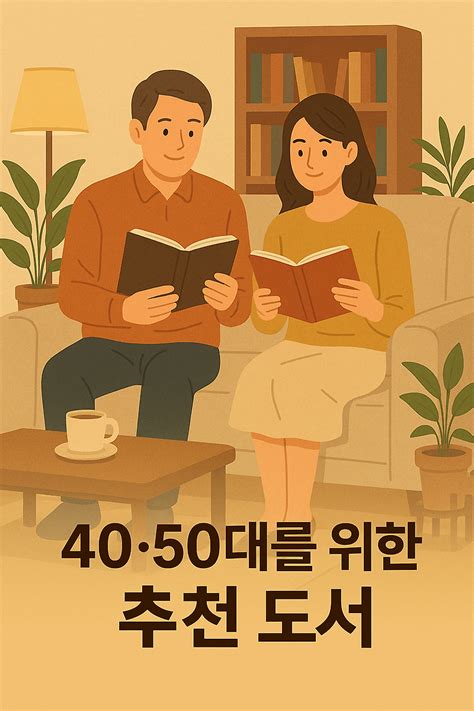 40~50대를 위한 인생책 지금 꼭 읽어야 할 추천 도서