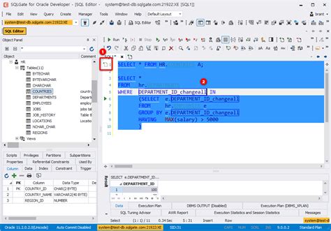 Using Sql Editor · Sqlgate The Most Intelligent Ide For Database