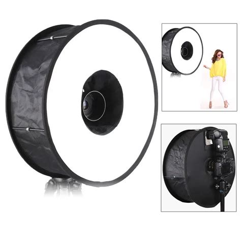 Buy 45cm 18 Easy Fold Ring Speedlite Flash Softbox