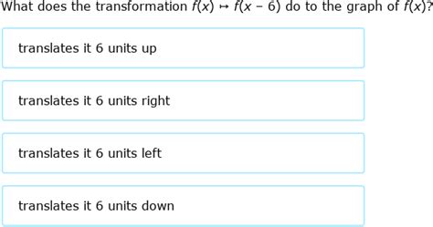 Ixl Function Transformation Rules Advanced Algebra Practice