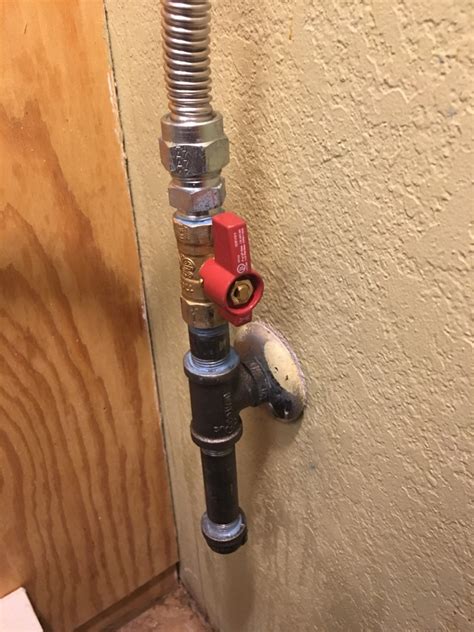 Gas Stove Shut Off Valve Install At Matilda Neil Blog