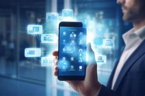 A Person Using A Cloud Based Password Manager App On A Smartphone