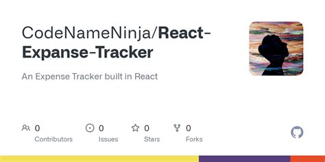 GitHub CodeNameNinja React Expanse Tracker An Expense Tracker Built In React