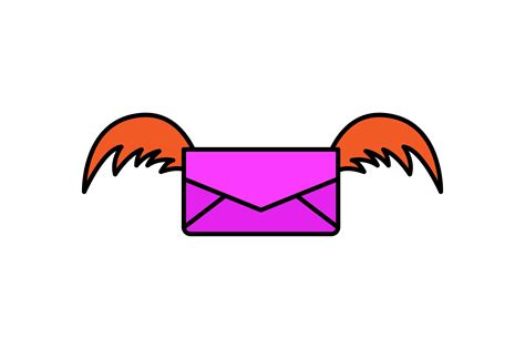 Halloween Icon Flying Letter With Line Graphic By Belangbiru · Creative Fabrica Halloween Icon Flying Letter With Line Graphic By Belangbiru · Creative Fabrica