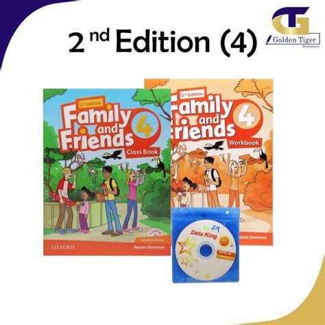 Oxford Family & Friends 4 (Class Book + Work Book) | Golden Tiger ...