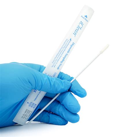 Disposable Nasopharyngeal Nasal Foam Swab Specimen Collection Sponge Swab Universal Sampling ...