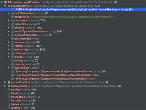 regression in frameworkbundle s client when using custom container base