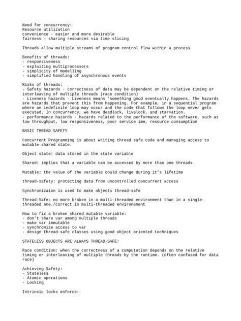 Exam Prep 310 Pdf Thread Computing Concurrent Computing