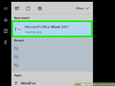 How To Create An Index In Word With Pictures WikiHow