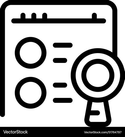 Magnifying Glass Analyzing Website Traffic Data Vector Image