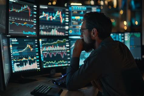 QuotCryptocurrency Trader Analyzing Market Trendsquot | Premium AI-generated image