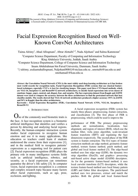 Pdf Facial Expression Recognition Based On Well Known Convnet Architectures