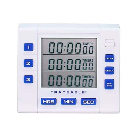 Always In Stock Traceable Triple Display Clocktimer With Calibration