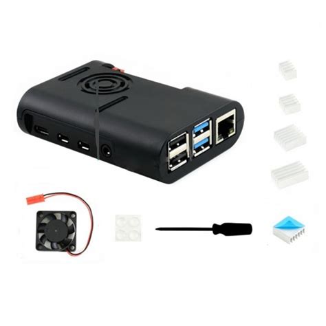 Other Desktop Components Raspberry Pi 4 Cooling Case With Heatsink